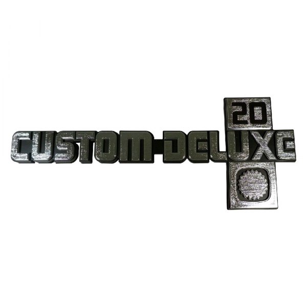Trim Parts® 9912 - "Custom Deluxe 20" Front Fender Emblems