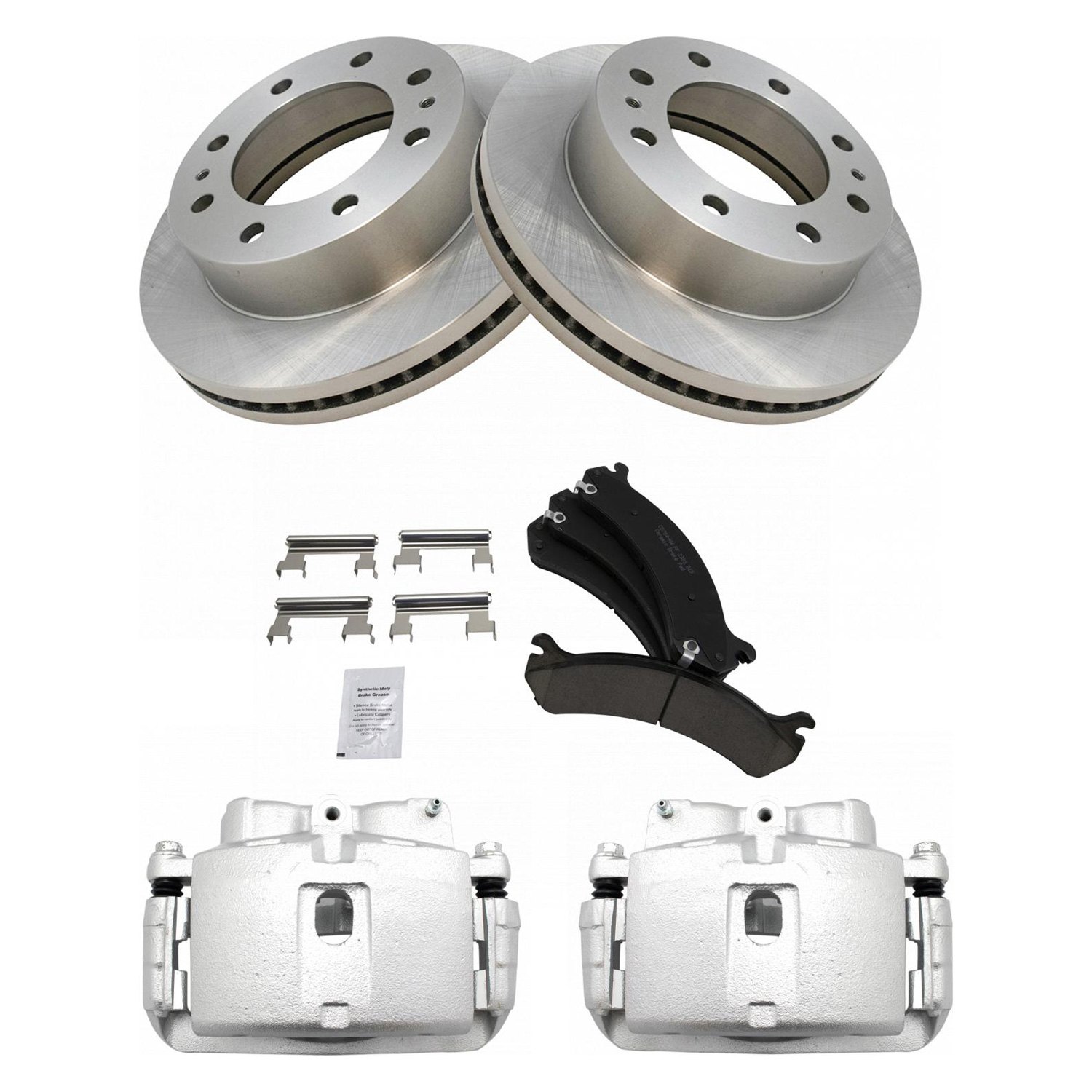 TRQ® BKA18506 - Front Disc Brake Kit with Ceramic Pads and Calipers