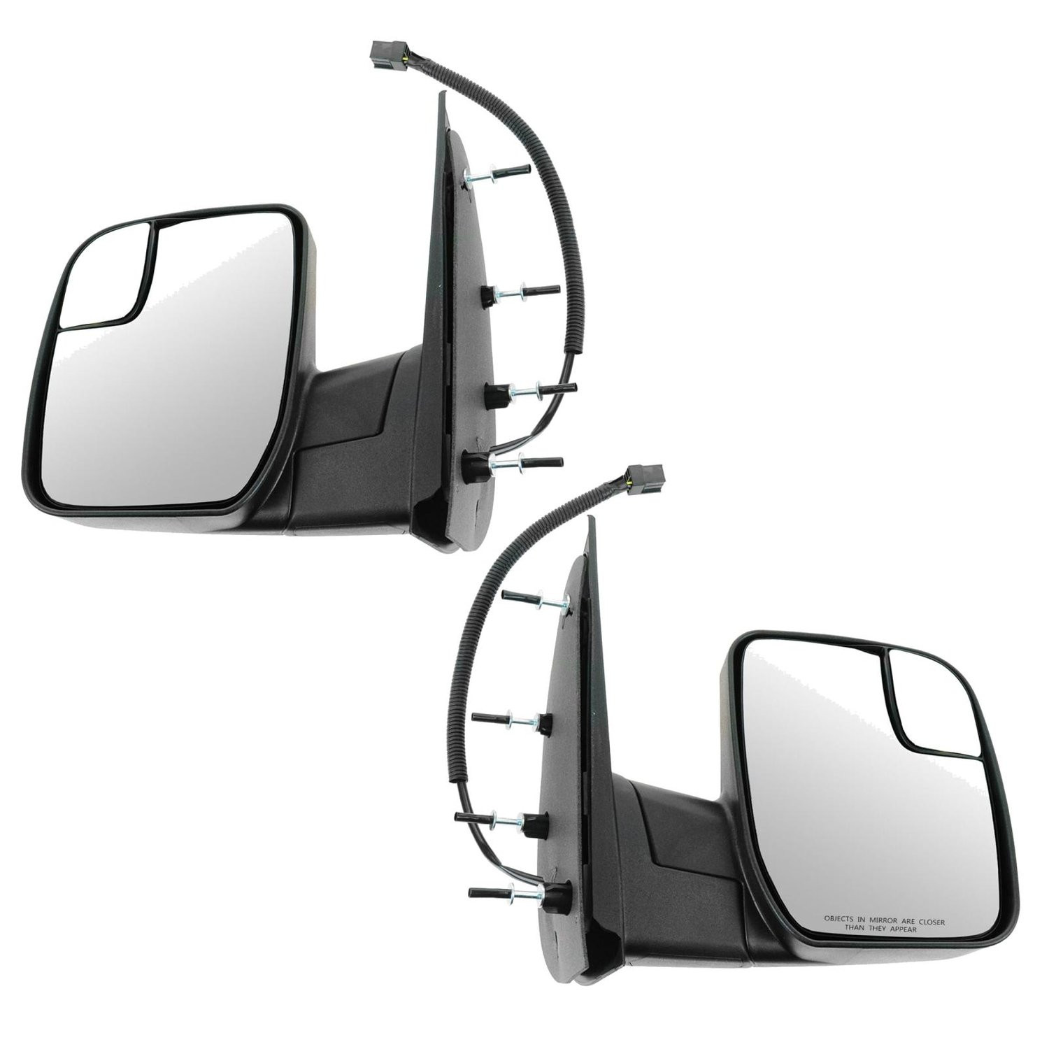 TRQ® MRA09293 - Driver and Passenger Side Power View Mirrors