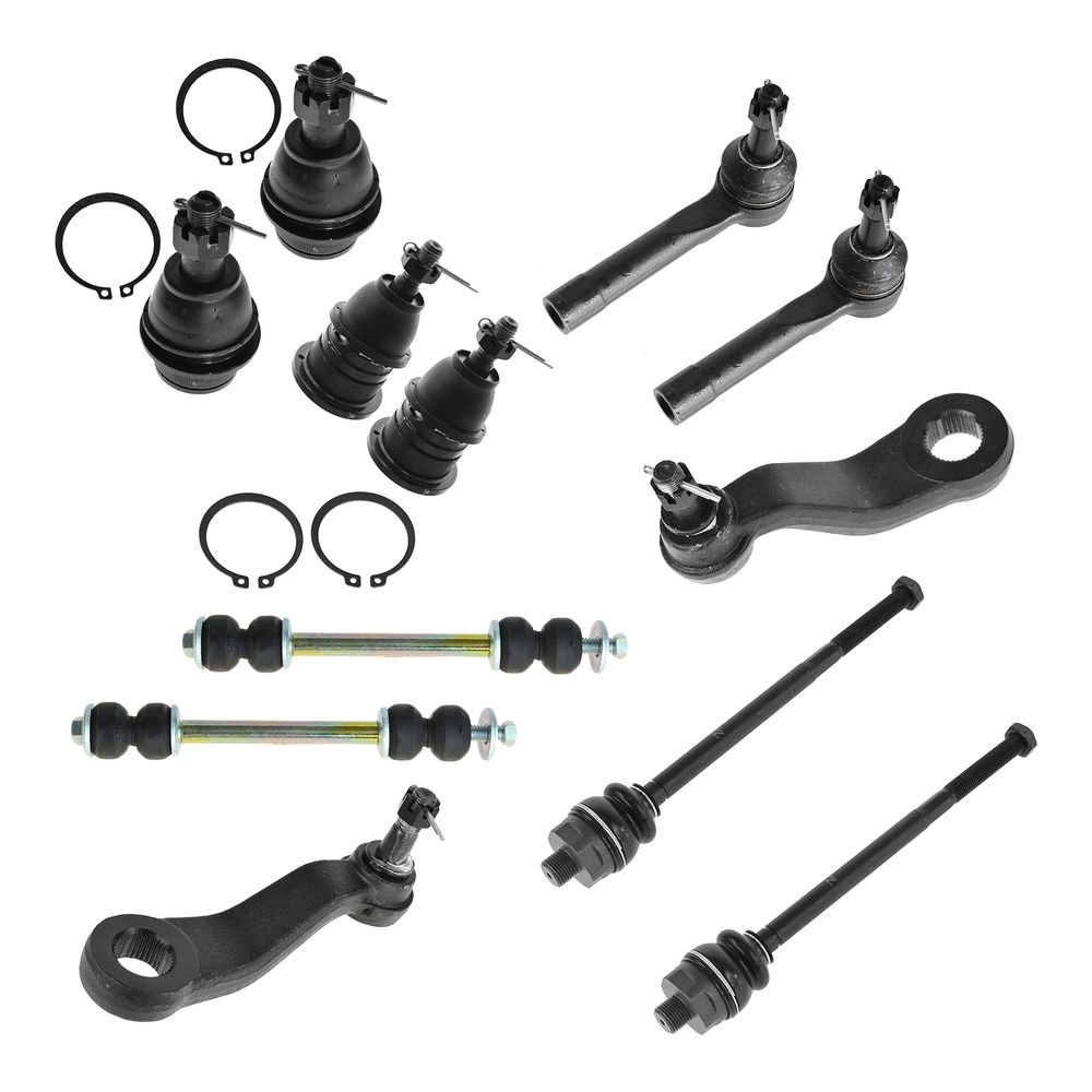 TRQ® PSA58685 - Front Steering Tie Rods and Suspension Kit