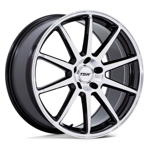 TSW® CANARD Wheels - Gloss Black with Machined Face Rims