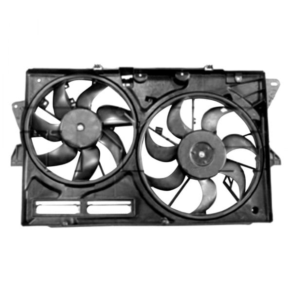 TYC® 623040 - Dual Radiator and Condenser Fan Assembly