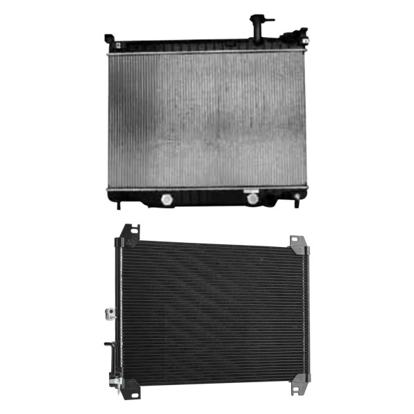 TYC® BNDL-473746 - Radiator and Condenser Kit