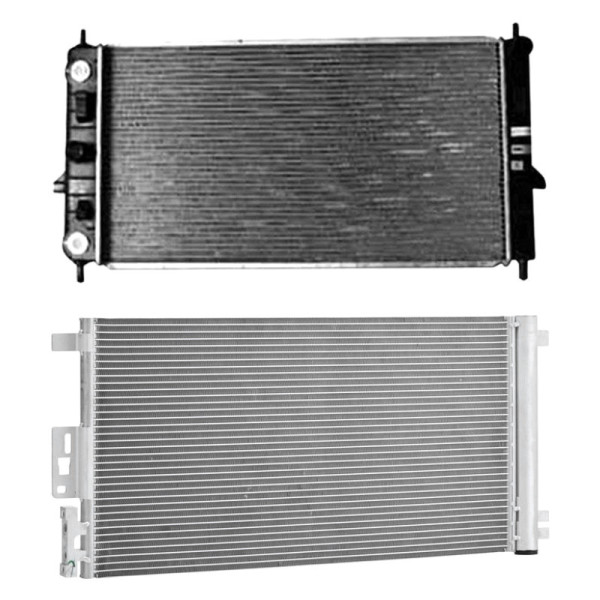 TYC® BNDL-475592 - Radiator and Condenser Kit