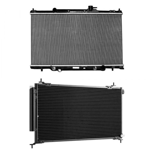 TYC® BNDL-477237 - Radiator and Condenser Kit