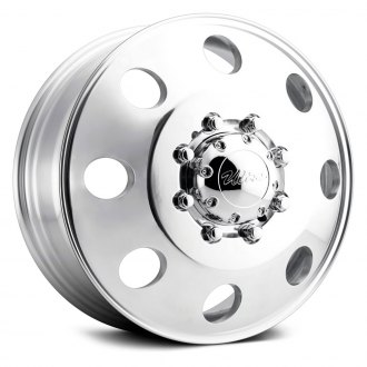 16 Inch Dually Wheels - HD Truck, Custom, Black, Chrome | CARiD