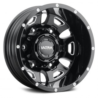 16 Inch Dually Wheels | HD Truck, Custom, Black, Chrome — CARiD.com