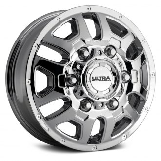 16 Inch Dually Wheels | HD Truck, Custom, Black, Chrome — CARiD.com