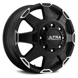 17 Inch Dually Wheels - HD Truck, Custom, Black, Chrome | CARiD