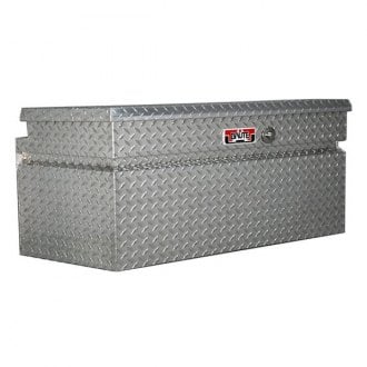 Trailer Tool Boxes - Tongue Mount, Diamond Plate, Aluminum