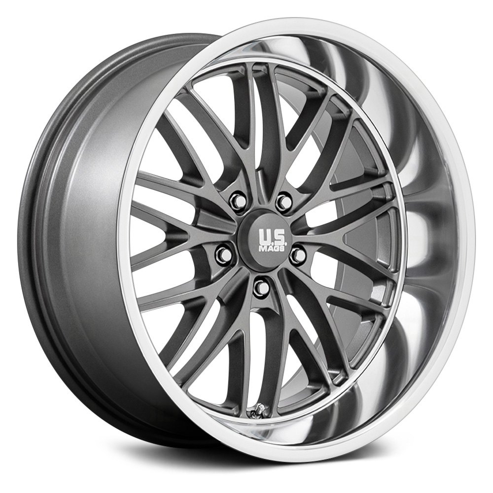 U.S. MAGS® U139 SANTA CRUZ Wheels - Anthracite with Diamond Cut Lip Rims