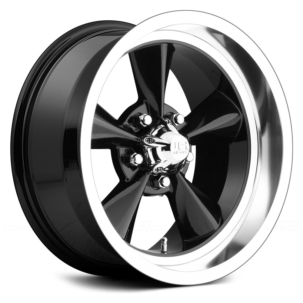 U.S. MAGS® U107 STANDARD Wheels - Gloss Black with Diamond Lip Rims