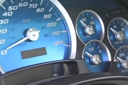 US Speedo® - Stealth Edition Gauge Face Kit