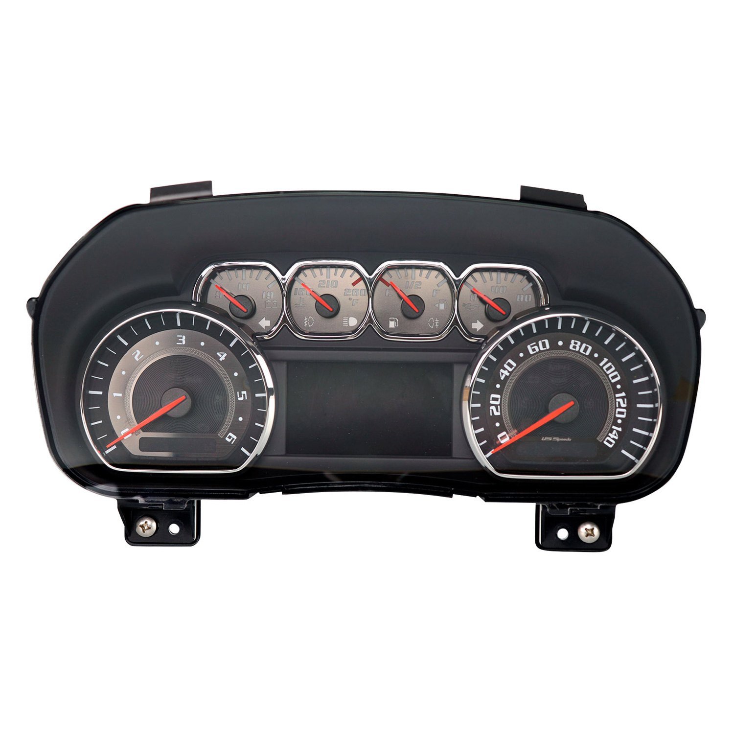 US Speedo® SEGM31 - Stealth Edition Gauge Face Kit, 140 MPH