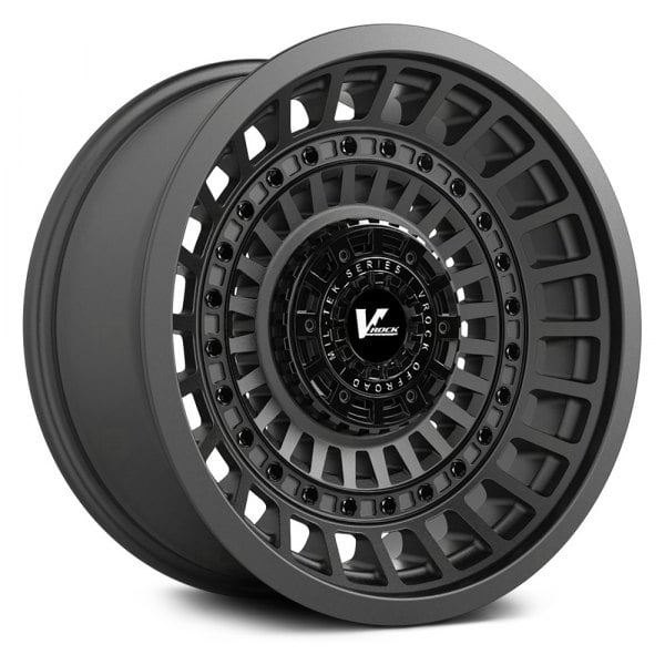 V ROCK VR21 KRAZ Wheels Satin Dark Gray Rims