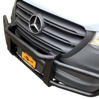 Mercedes Sprinter Bumper Guards | Front, Rear, Black, Polished – CARiD.com