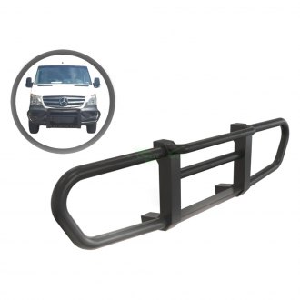 Ford Transit Bumper Guards - Front, Rear, Black, Polished | CARiD