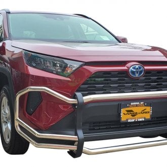 Toyota RAV4 Bumper Guards - Front, Rear, Black, Polished | CARiD