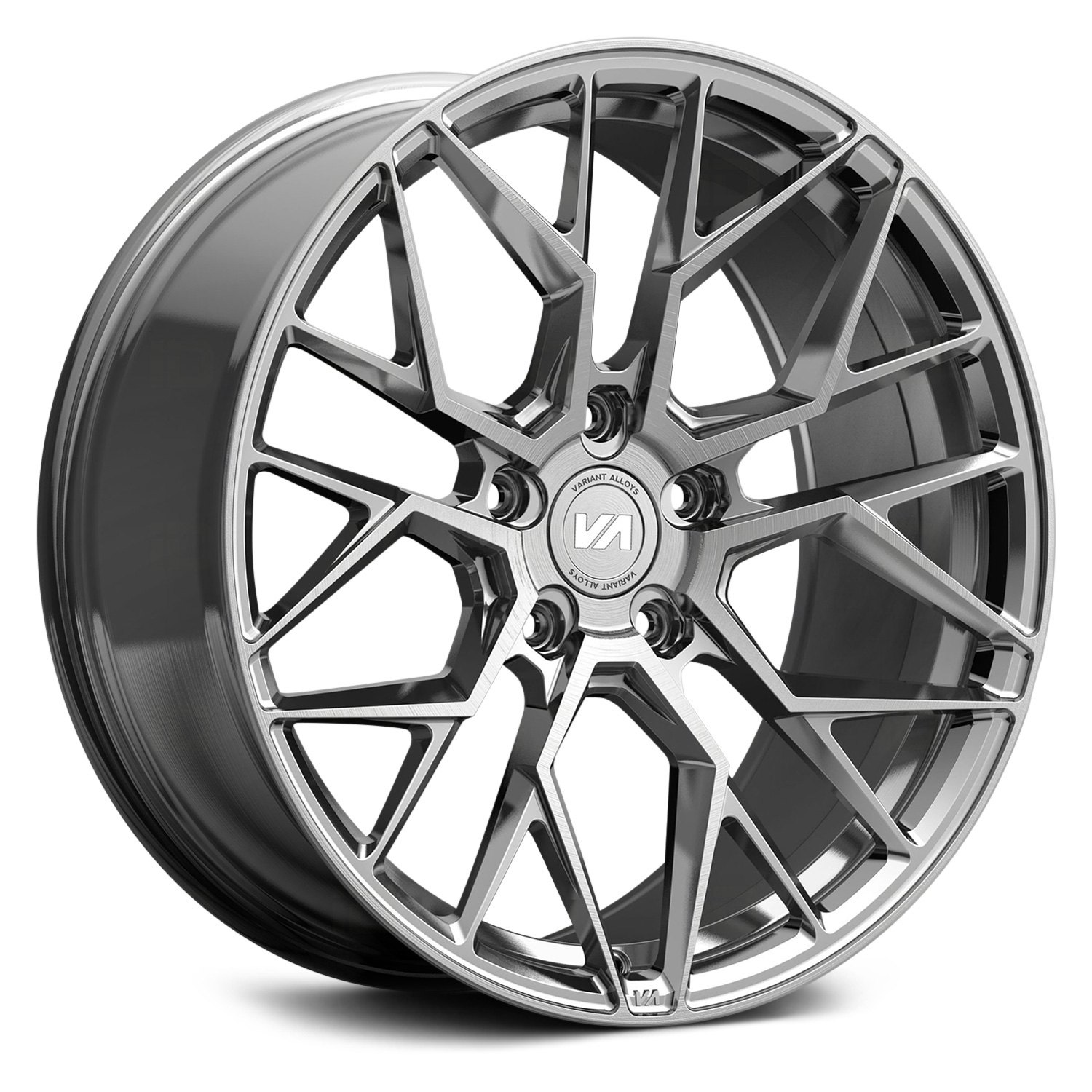 VARIANT® RADON Wheels - Titanium with Brushed Face Rims