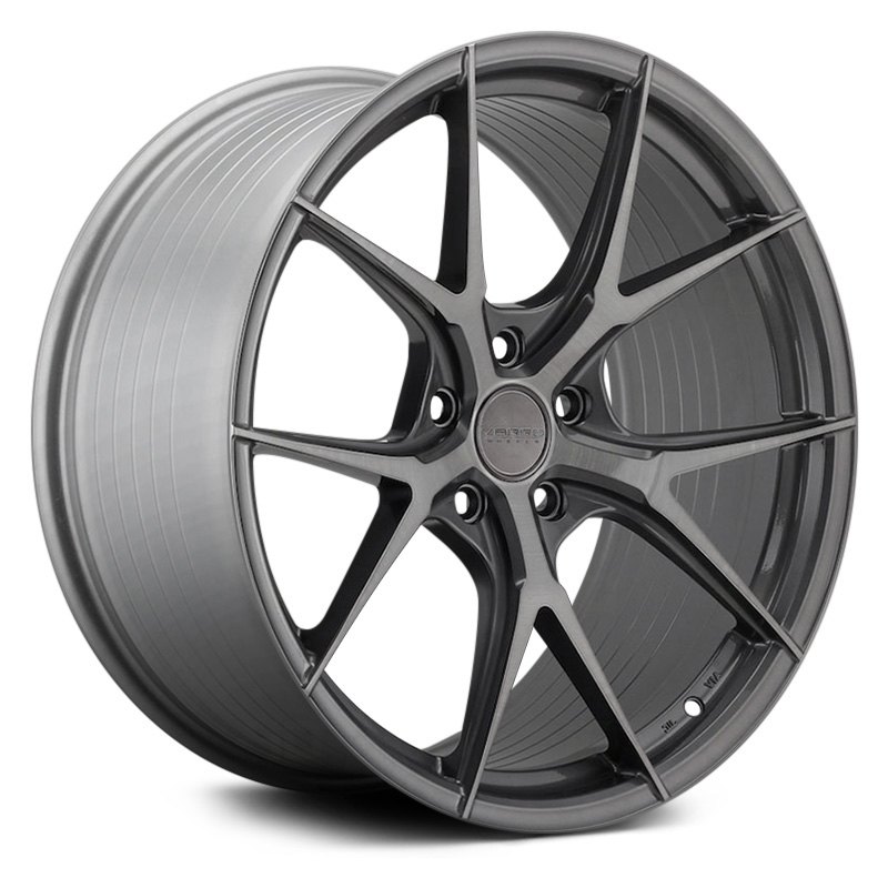 VARRO® VD38X Wheels - Gloss Titanium with Brushed Face Rims