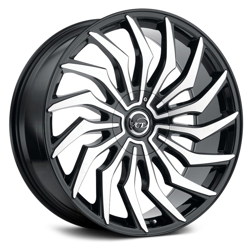VCT® CHOPPER Wheels - Black with Machined Face Rims