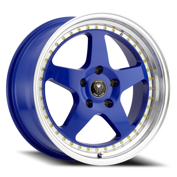 VENOM WHEELS® 11 Wheels - Blue with Machined Lip Rims - VEN111785120 ...