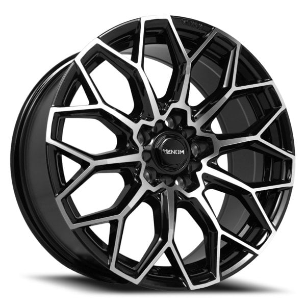 VENOM WHEELS® 45 Wheels - Gloss Black with Machined Face Rims ...