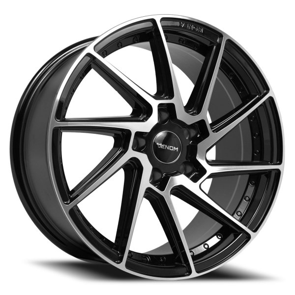 VENOM WHEELS® 47 Wheels - Gloss Black with Machined Face Rims