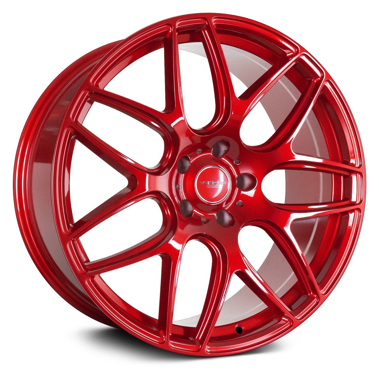 VERSUS® VS103 Wheels - Brushed Red Rims