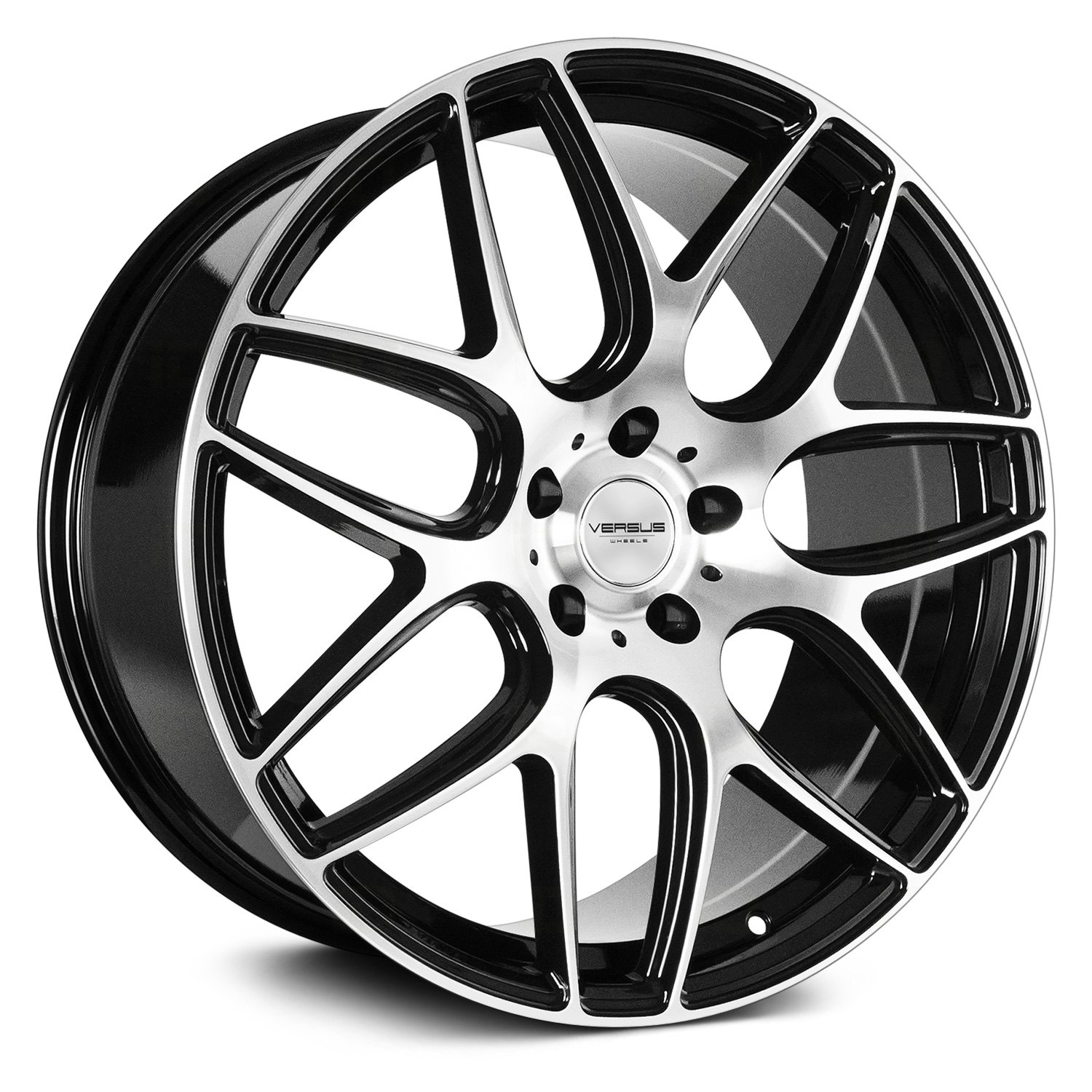 VERSUS® VS103 Wheels - Gloss Black with Machined Face Rims