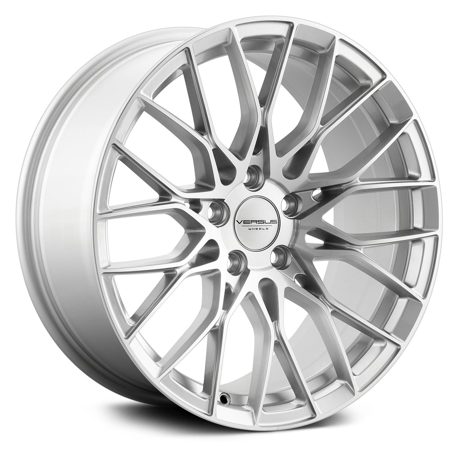 VERSUS® VS442 Wheels - Silver with Machined Face Rims