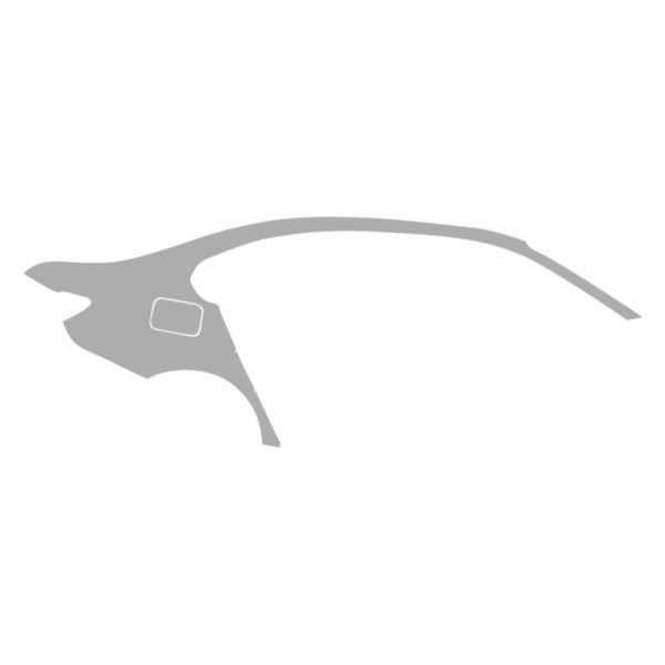 Vicrez® vpp24714 - Paint PPF Pre-Cut Full Rear Passenger Side Quarter ...