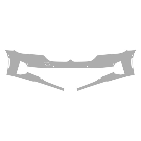 Vicrez® vpp25423 - Paint PPF Pre-Cut Bumper with 6 Sensors Protection