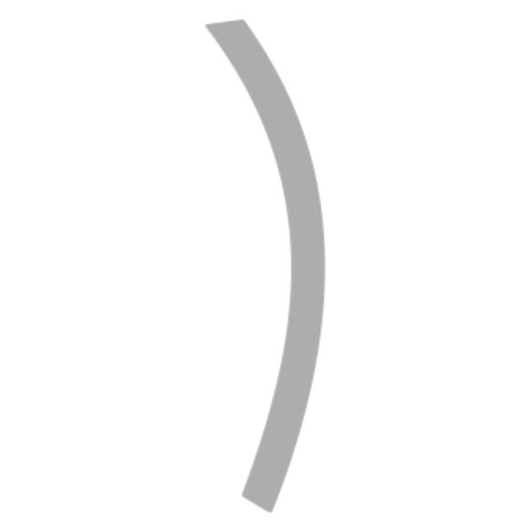 Vicrez® vpp26906 - Paint PPF Pre-Cut Passenger Side Bumper Protection