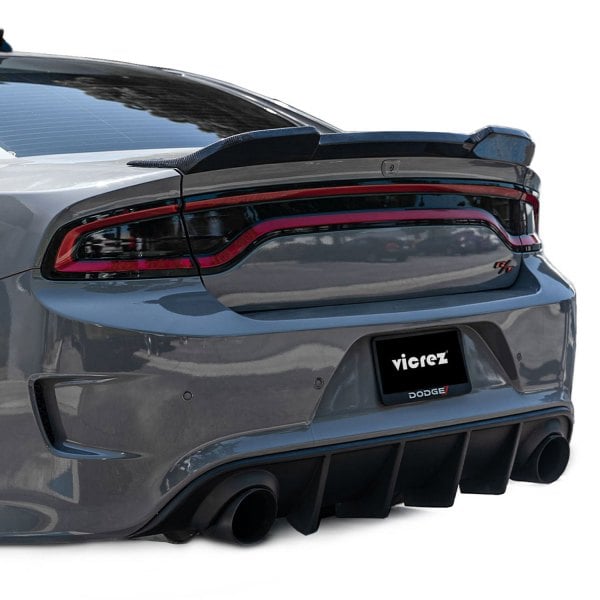 Vicrez® vz101301 - AT Style Style Carbon Fiber Rear Wing Spoiler