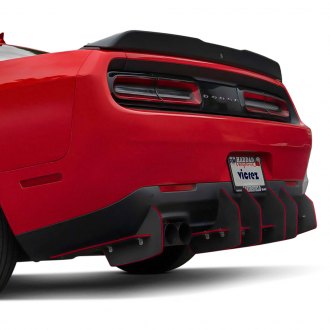 Dodge Challenger Rear Diffusers | Carbon Fiber, Fiberglass – CARiD.com