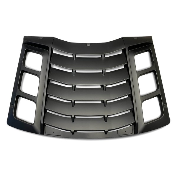 Vicrez® vz102438 - V3R Style Rear Window Louver (Unpainted)
