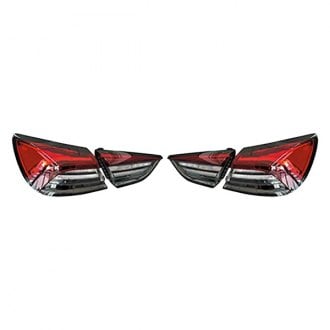 2017 Maserati Ghibli Custom LED Tail Lights - Bolt On, Smoke | CARiD