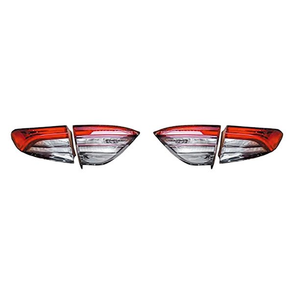 Vicrez® VZ106477 - Driver and Passenger Side LED Tail Lights