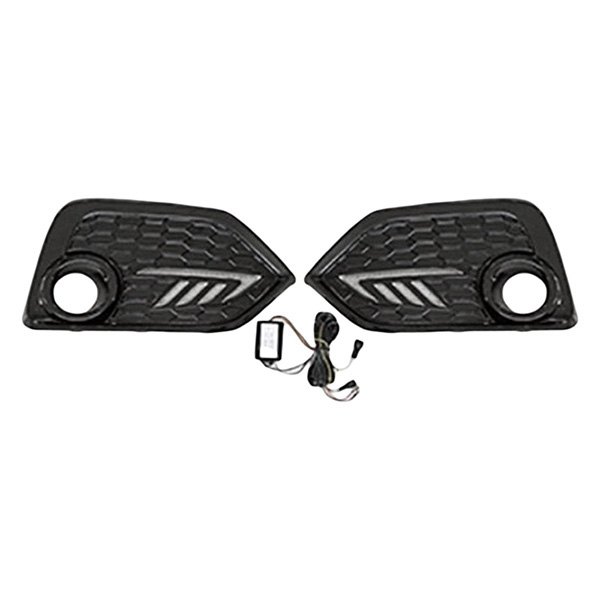 Vicrez® vz106531 - Replacement Fog Light Bezels With LED DRL