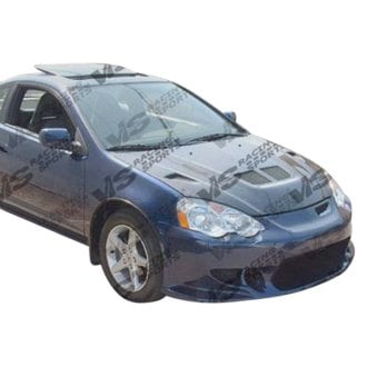 Acura RSX Custom Hood Panels - Fiberglass, Carbon Fiber | CARiD