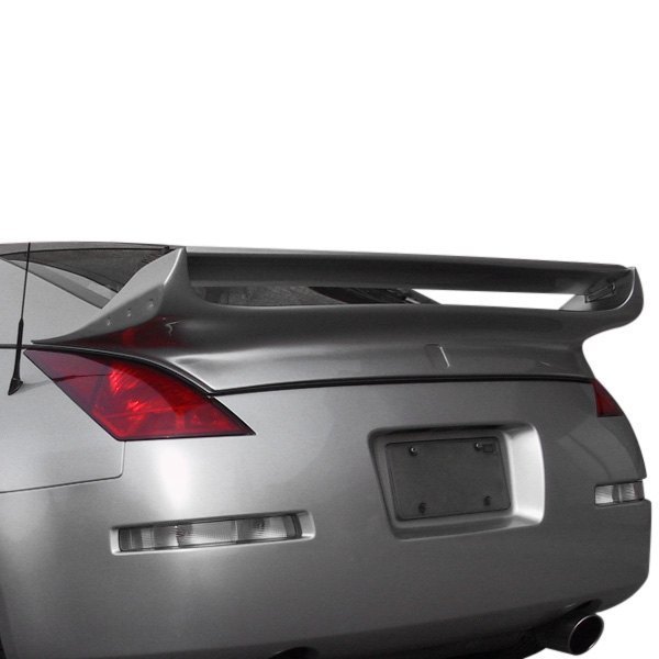 VIS Racing® 03NS3502DINV1-003 - Invader 1 Style Fiberglass Rear Spoiler ...