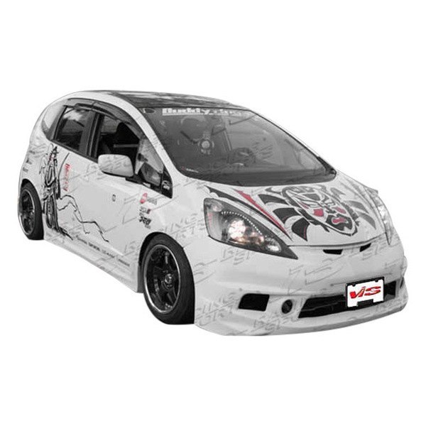 VIS Racing® - Honda Fit 2010 Techno R Style Fiberglass Body Kit
