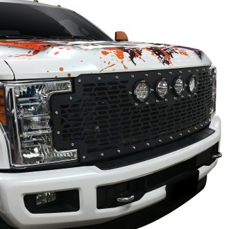 2017 Ford F-250 Custom Grilles | Billet, Mesh, LED, Chrome, Black