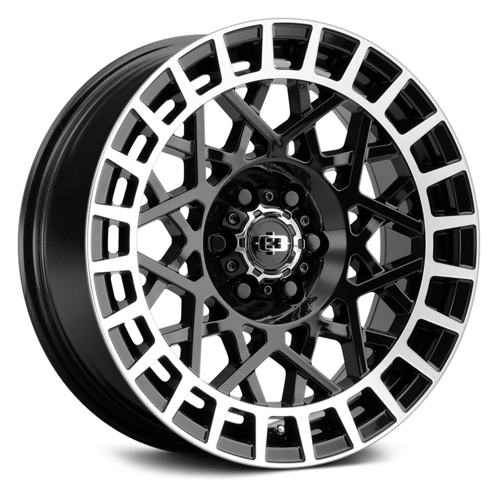 VISION OFF-ROAD® 349 SAVAGE Wheels - Gloss Black with Machined Lip Rims