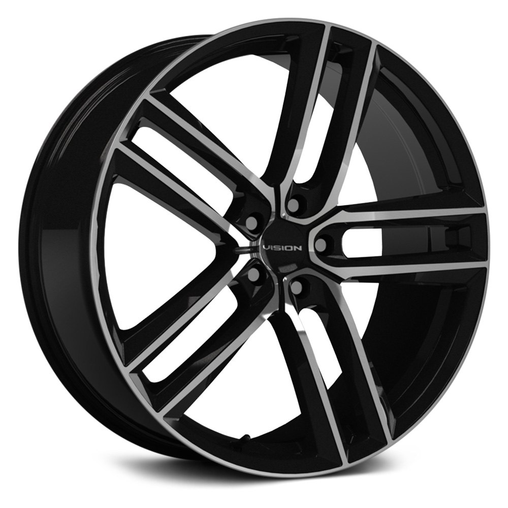 VISION® 475 CLUTCH Wheels - Gloss Black with Machined Face Rims