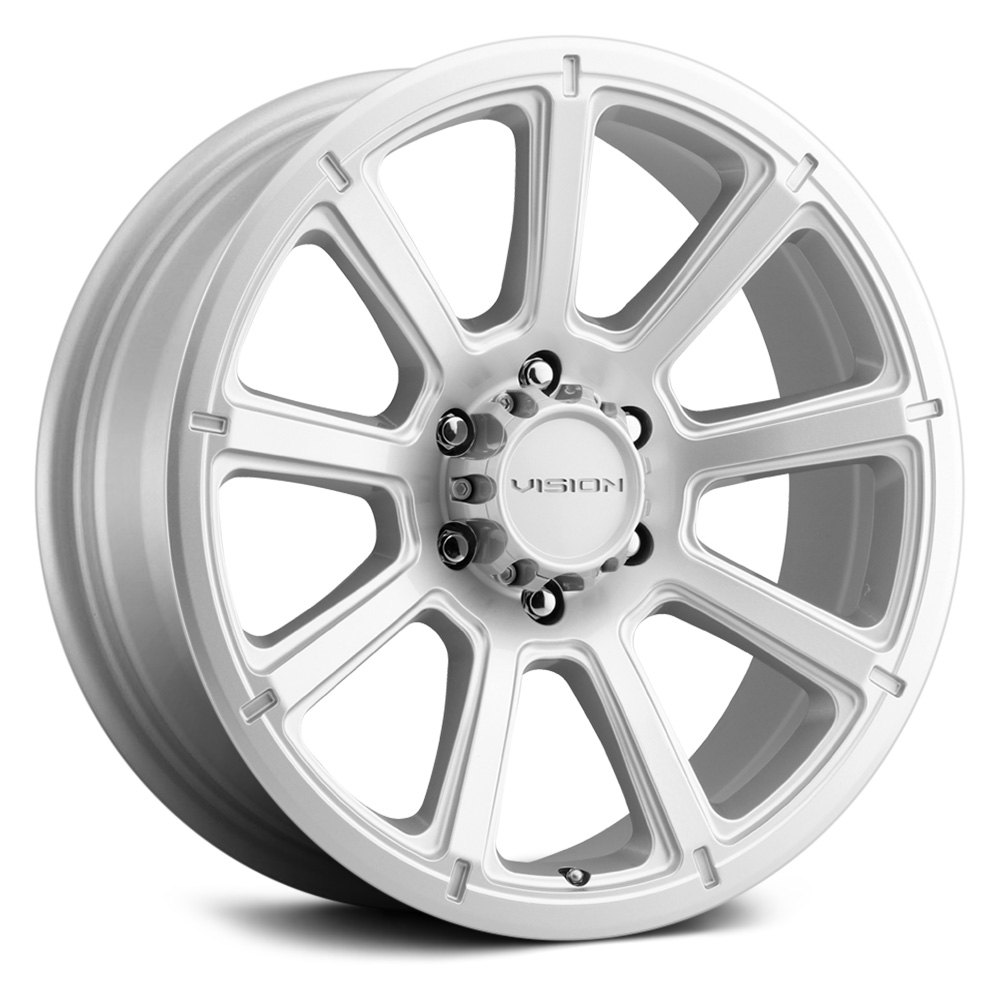 VISION OFF-ROAD® 353 TURBINE Wheels - Winter Paint Silver Rims