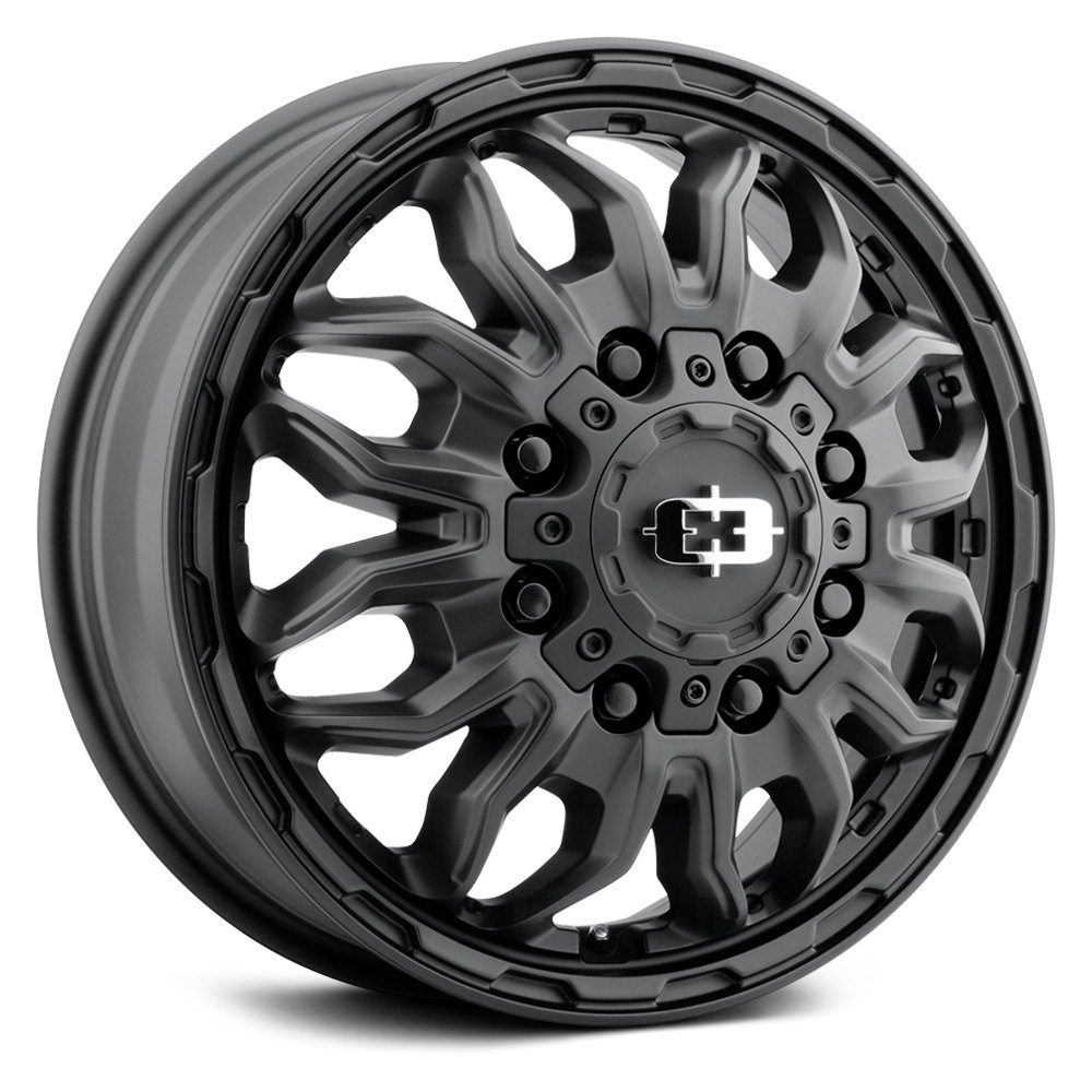 VISION® 410 KORUPT 8 Wheels - Satin Black Rims