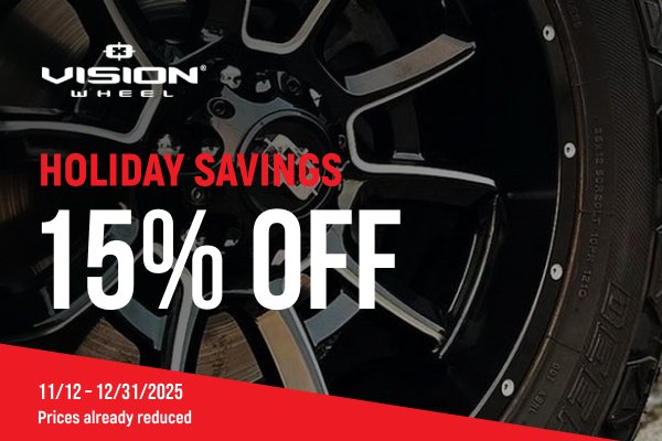 VISION® 426 CROSS Wheels - Gunmetal Rims