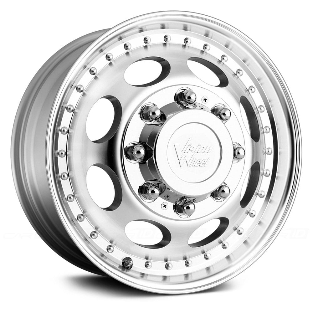 VISION® 181 HAULER DUALLIE Wheels - Machined with Clear Powder Coating Rims